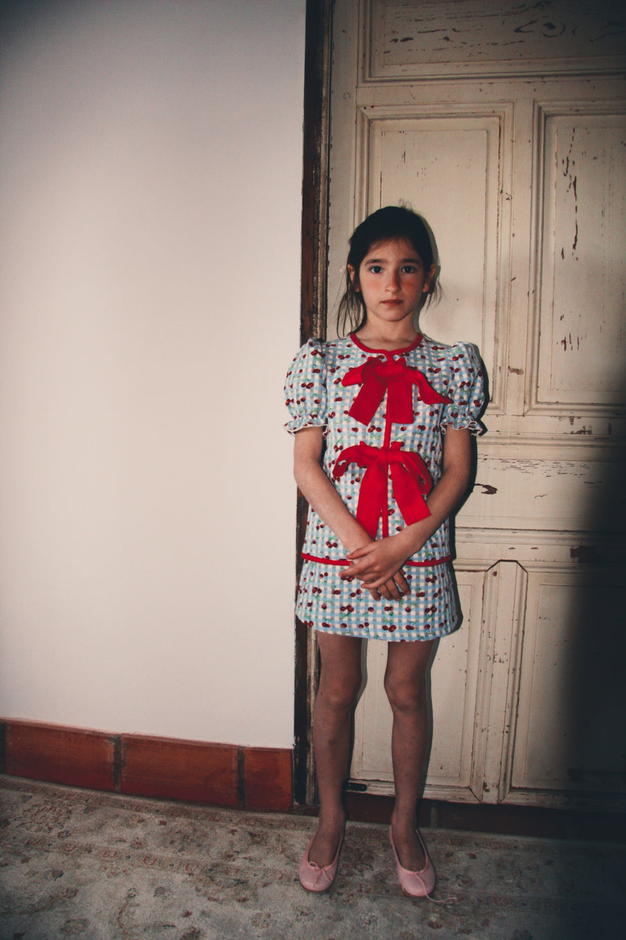muamua maison | Blusa Lazos Cherry Azul – Muamua Maison